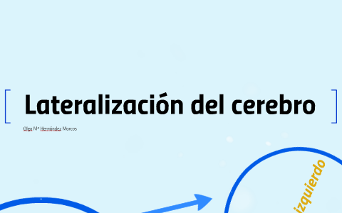 Lateralización del cerebro by Olga Hdez on Prezi
