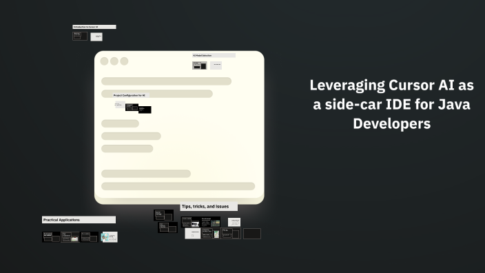 Leveraging Cursor AI as a Side-Car IDE for Java Developers by Michael ...
