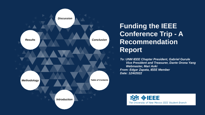IEEE Conference Recommendation Report by Edgar Zapata on Prezi