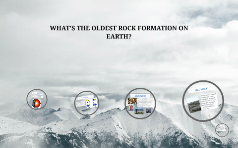WHAT'S THE OLDEST ROCK FORMATION ON EARTH by on Prezi