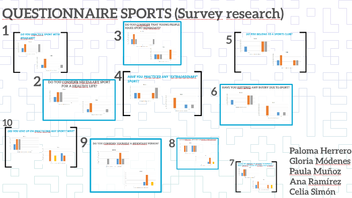 QUESTIONNAIRE SPORTS (Survey research) by Celia Simón on Prezi
