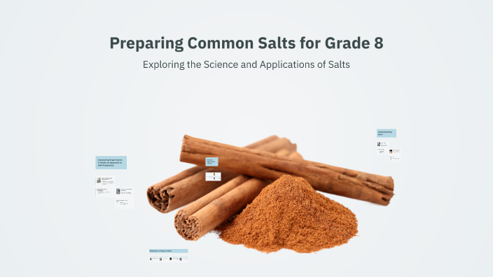 Preparing Common Salts for Grade 8 by Huy Bảo on Prezi
