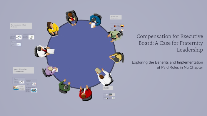 Compensation for Executive Board: A Case for Fraternity Leadership by ...