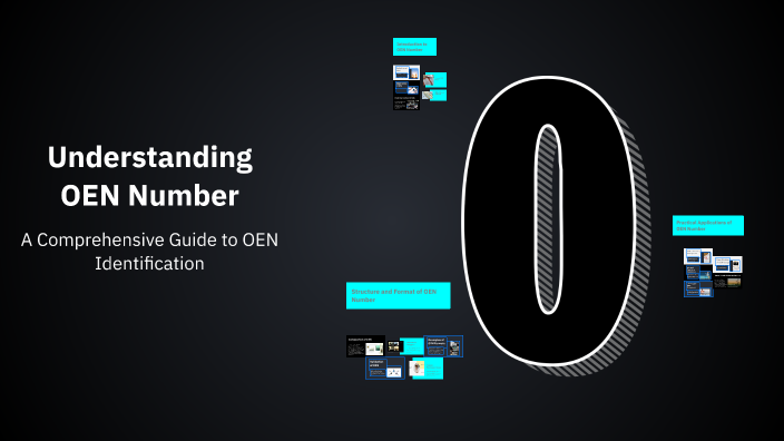 Understanding OEN Number by BA - 10CF 958586 North Park SS on Prezi