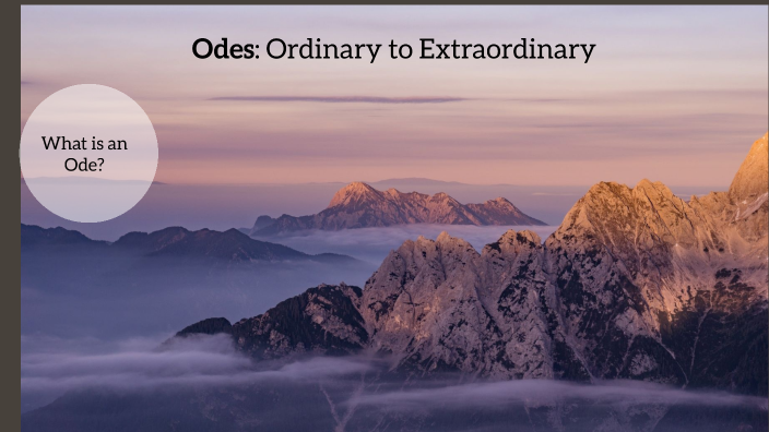 What is an Ode? by Lynette Schultz on Prezi