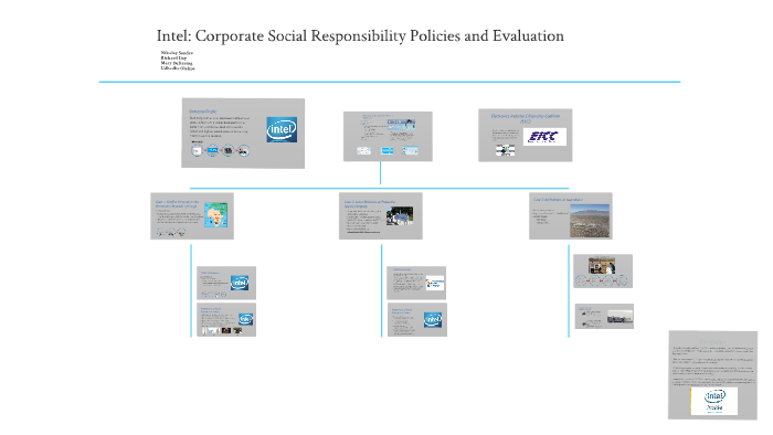 Intel: Corporate Social Responsibility Policies and Evaluation by ...