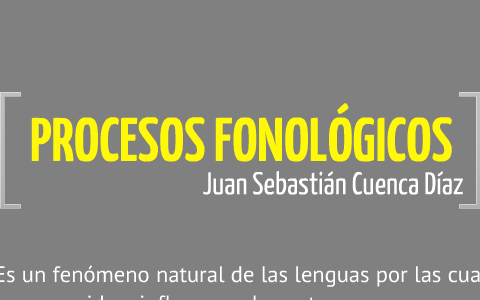 Procesos Fonológicos by Juan Cuenca on Prezi