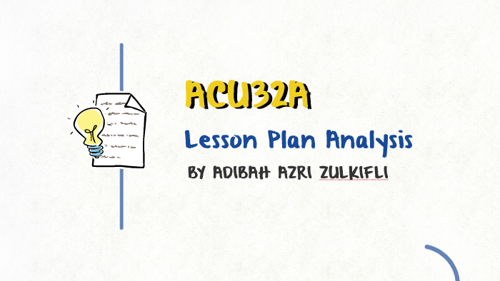 Lesson Plan Analysis By Adibah Azri lesson-plan-analysis-by-adibah-azri