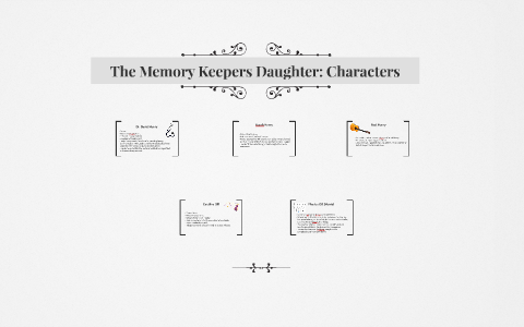 The Memory Keepers Daughter: Characters by Sarah Ammirato on Prezi