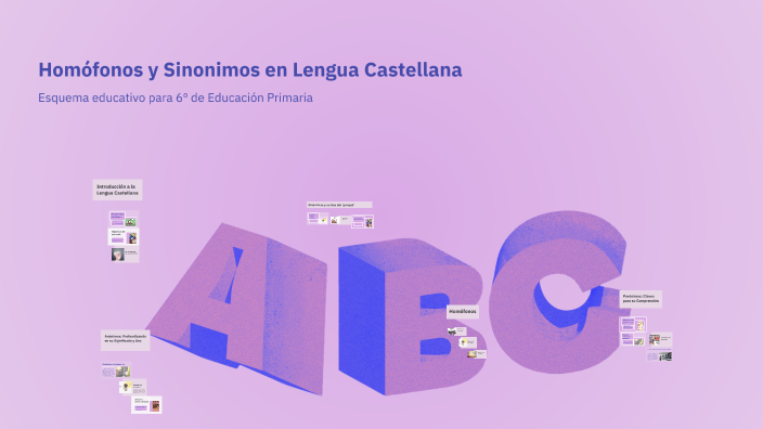 Homófonos y Sinonimos en Lengua Castellana by Juana Mary Aleman on Prezi