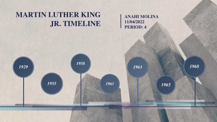Martin Luther King Jr. Timeline by Anahi Molina on Prezi