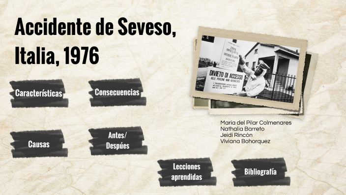 Accidente de Seveso, Italia 1976 by JEIDI RINCÓN LÓPEZ on Prezi