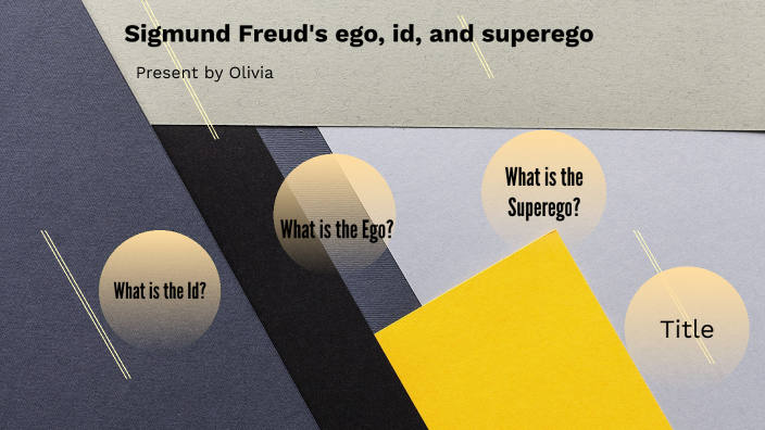 Sigmund Freud's ego,id, and superego theory by Zhengyi Wang on Prezi