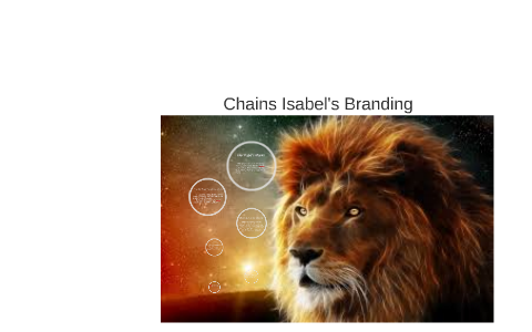 Chains Isabel's Branding by Katherine Smith on Prezi
