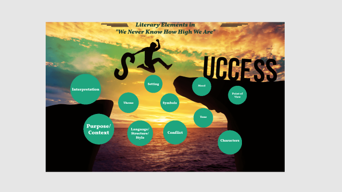 Literary Elements in "We Never Know How High We Are" by Ardae Hobbs on ...