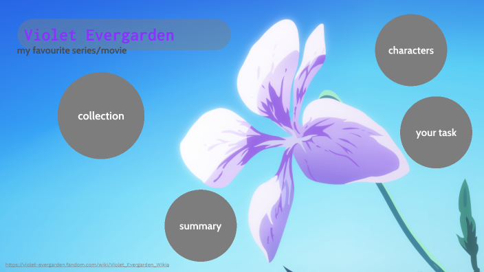 Violet Evergarden by Emma von berg Dark on Prezi