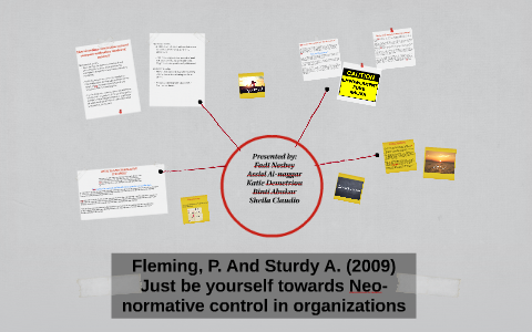 Fleming, P. And Sturdy A. (2009) Just be yourself towrds neo by Fadi ...