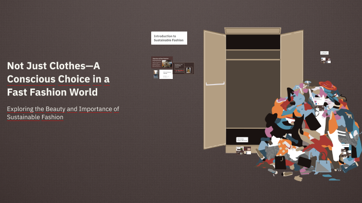 Not Just Clothes—A Conscious Choice in a Fast Fashion World by Pascale ...