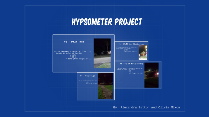 Hypsometer project by Olivia Mixon on Prezi