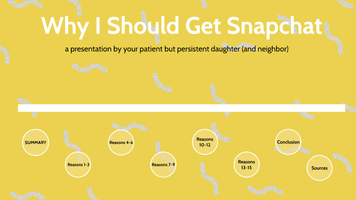 Snapchat presentation by Delaney Platt on Prezi