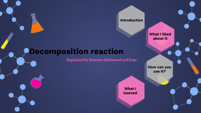 Decomposition reaction by Summer R on Prezi