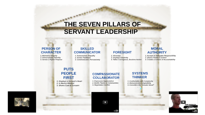THE SEVEN PILLARS OF SERVANT LEADERSHIP by Amanda Hilborn on Prezi