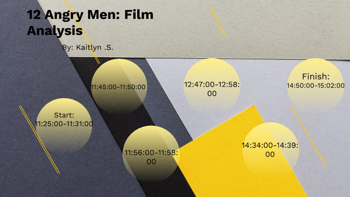 12 Angry Men- Film Analysis by Kaitlyn Stoyanoff on Prezi