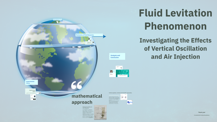 Fluid Levitation Phenomenon by Ayan dhandhania on Prezi