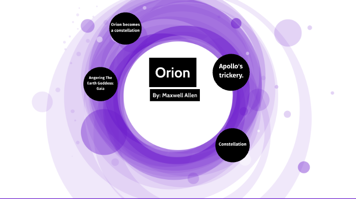 Orion by Katrina Allen on Prezi