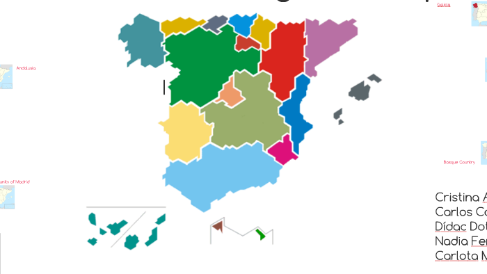 Autonomous regions of Spain by Cristina Abeledo