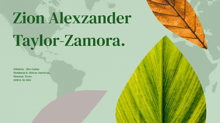 Cultural Autobiography by Zion Taylor on Prezi