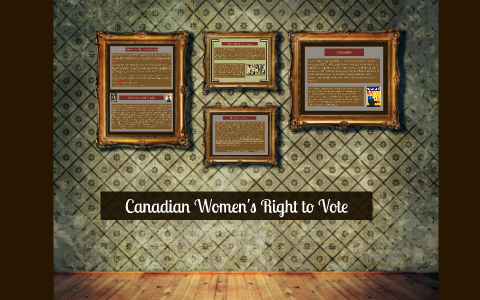 Canadian Women's Right to Vote by Christina C on Prezi