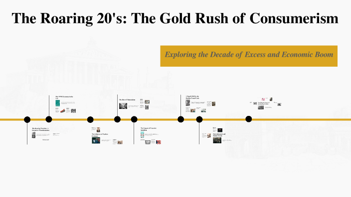 The Roaring 20's: The Gold Rush of Consumerism by Alex Freeman on Prezi