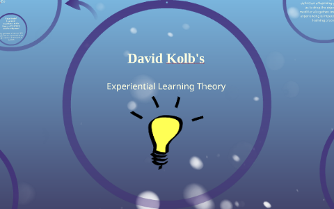 David Kolb's Experiential Learning Theory by Steve Salt on Prezi