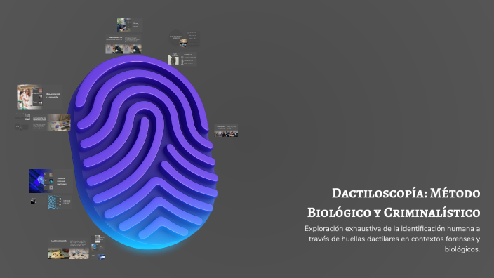 Dactiloscopía: Método Biológico y Criminalístico by ANDREA RAMIREZ ...