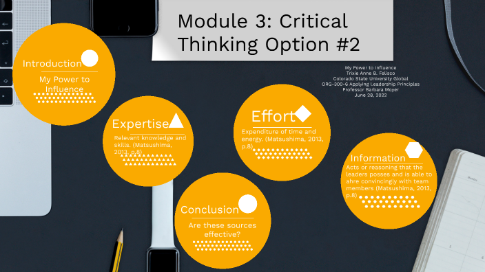 Module 3: Critical Thinking Option #2 by Trixie Anne Felisco on Prezi