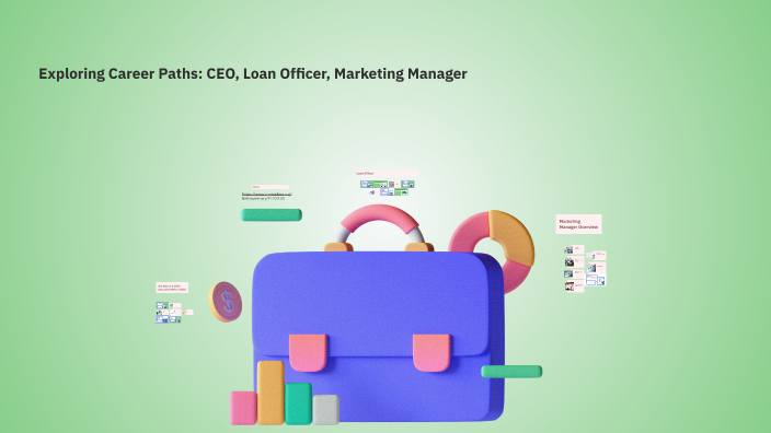 Exploring Career Paths: CEO, Loan Officer, Marketing Manager by ...