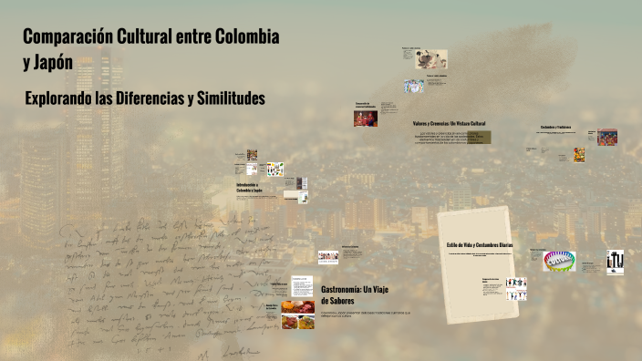 Comparación Cultural entre Colombia y Japón by Jhon Torres on Prezi
