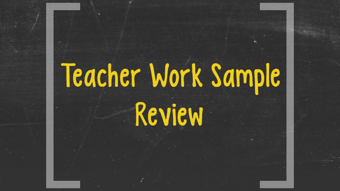 Teacher Work Sample Review by Michael Mallory on Prezi