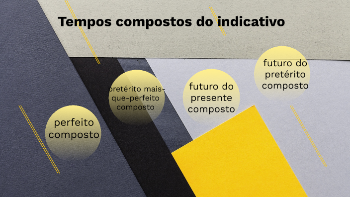 Tempos compostos do indicativo by Eliani Moraes on Prezi