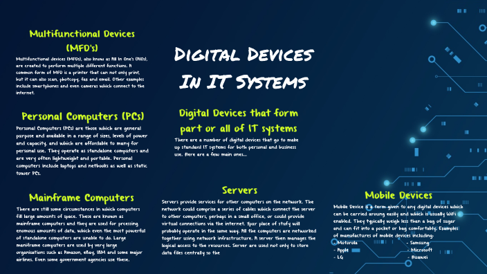 Digital Devices in IT Systems by Nathaniel Daley on Prezi