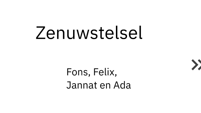 hersenen en zenuwstelsel by Felix De Waele on Prezi