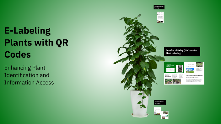 E-Labeling Plants with QR Codes by Ika Yuliastini on Prezi
