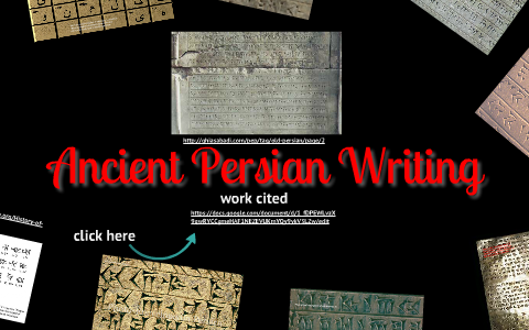 ancient persian writing by kevin welch