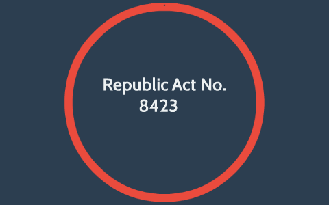 Republic Act No. 8423 by qwerty uiop on Prezi