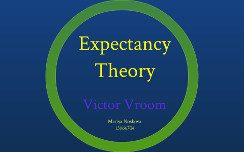 Victor Vroom- Expectancy Theory by Mary Noskova on Prezi