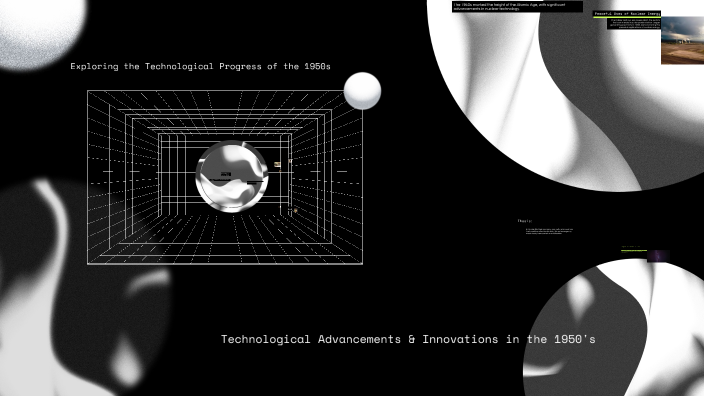 Technological Advancements & Innovations in the 1950's by Ben Dover on ...