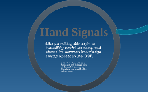 Hand signals by Jack Sanderson on Prezi