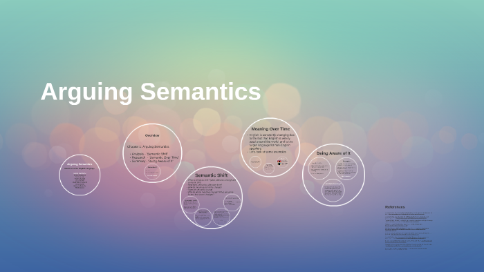 Arguing Semantics by Namwan Roberts on Prezi