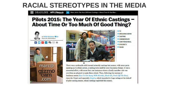 Racial Stereotypes in the Media by Dustin Kidd on Prezi
